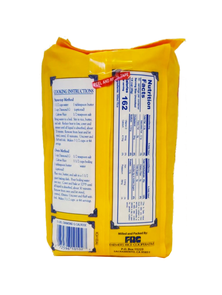 Diamond G Calrose Rice 5LB– Hawaii Food To You
