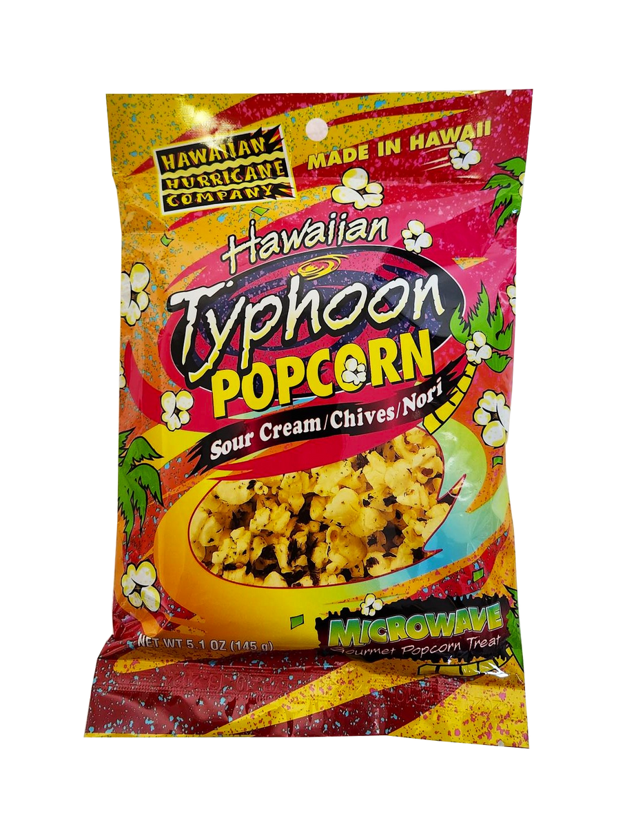 Hawaiian Hurricane Company Hawaiian Typhoon Microwave Popcorn Sour Cre ...