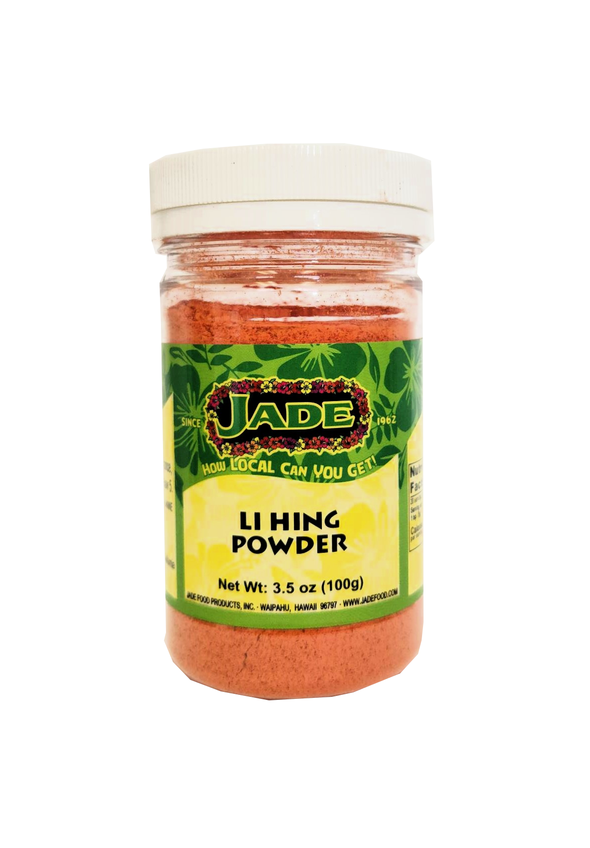 Jade Li Hing Powder 3.5oz Jar | Hawaii Snacks and Treats– Hawaii Food ...