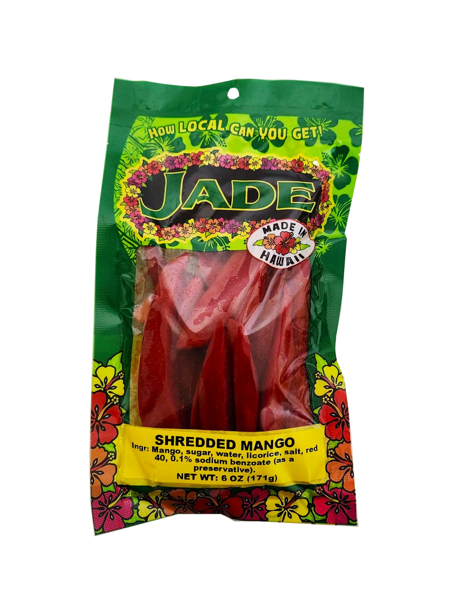 Jade Shredded Mango 7 oz | Li Hing Snacks– Hawaii Food To You