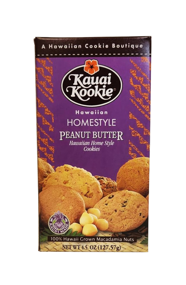Kauai Kookie Peanut Butter Cookies 4.5oz– Hawaii Food To You