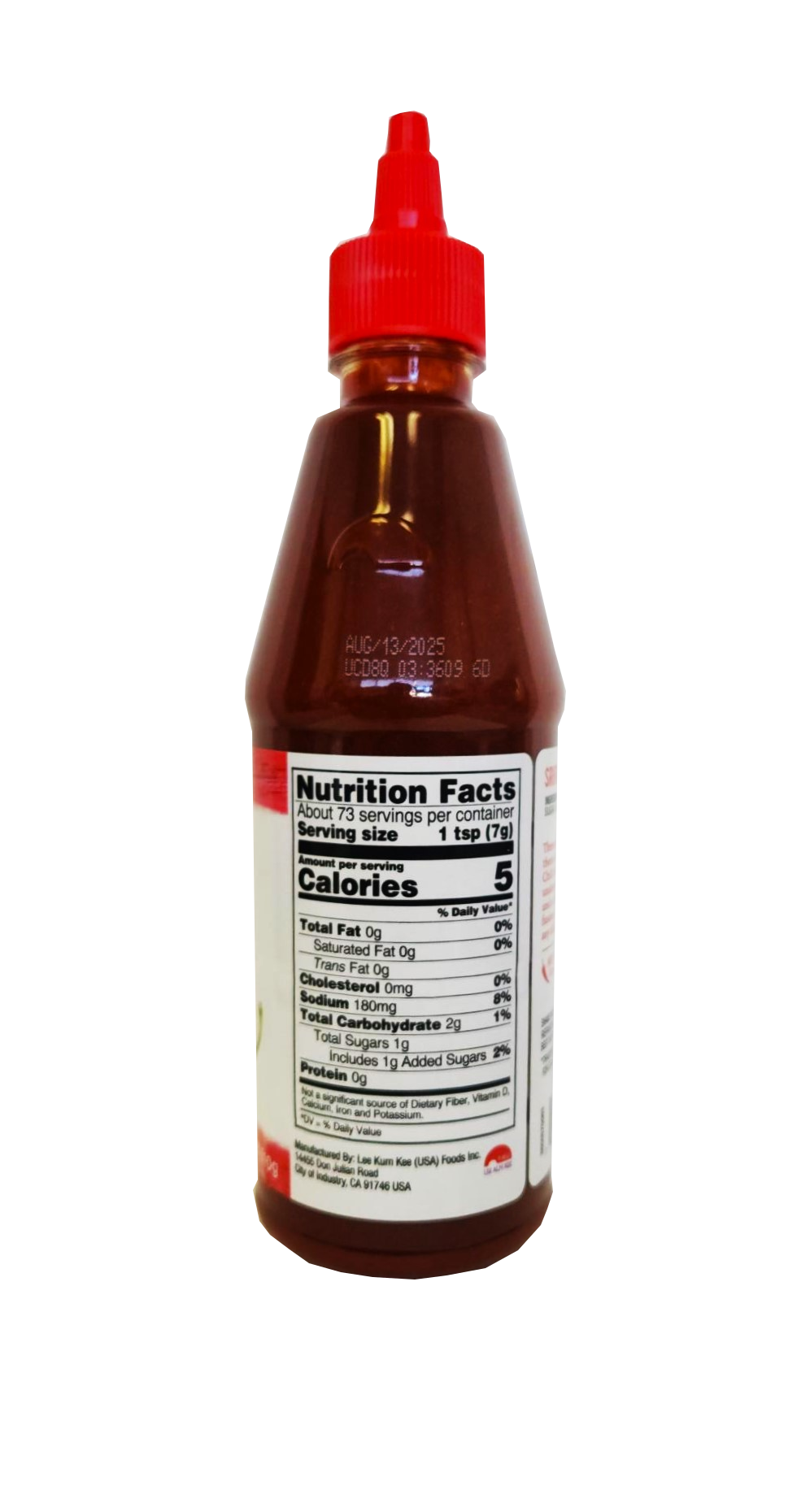 Lee Kum Kee Sriracha Chili Sauce Non Gmovegan 18oz Hawaii Food To You