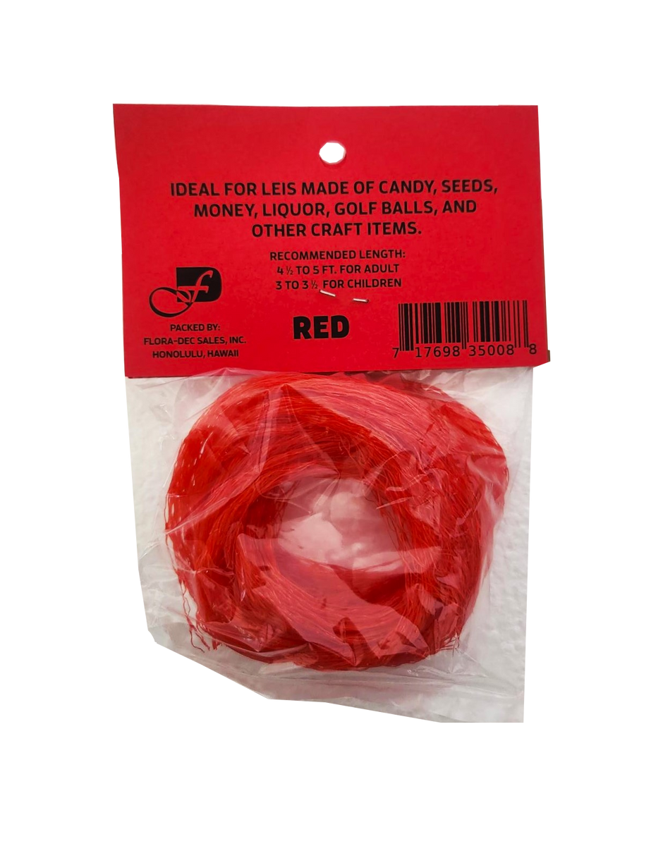 Lei Netting - Red 10ft– Hawaii Food To You