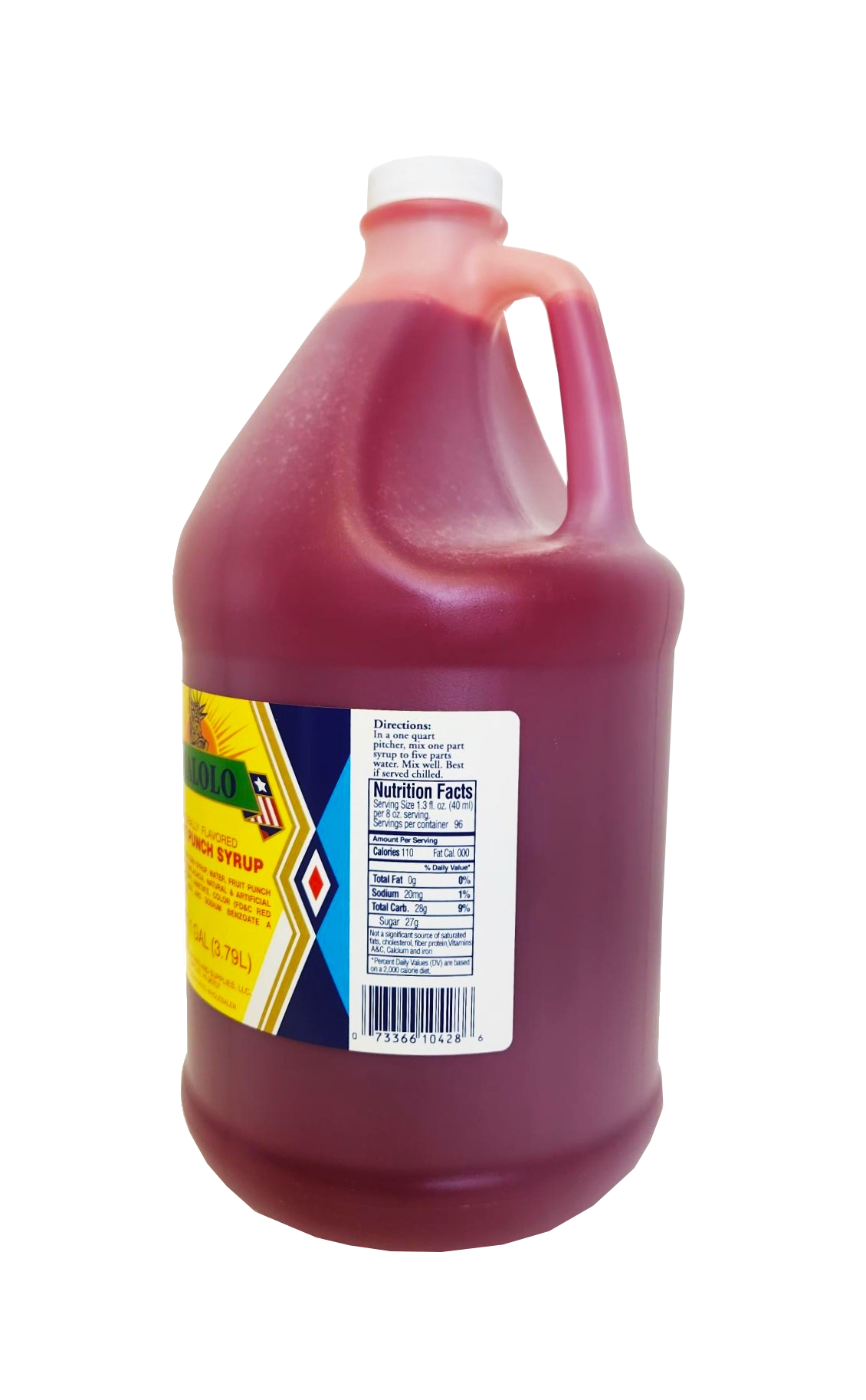 Malolo Fruit Punch Syrup 1 Gallon– Hawaii Food To You