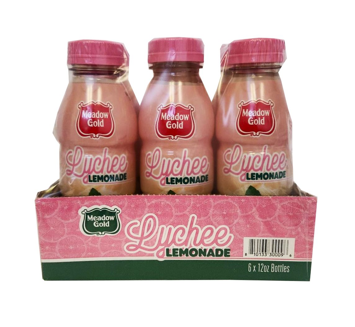 Meadow Gold Lychee Lemonade Drink 6-pack 12oz.– Hawaii Food To You