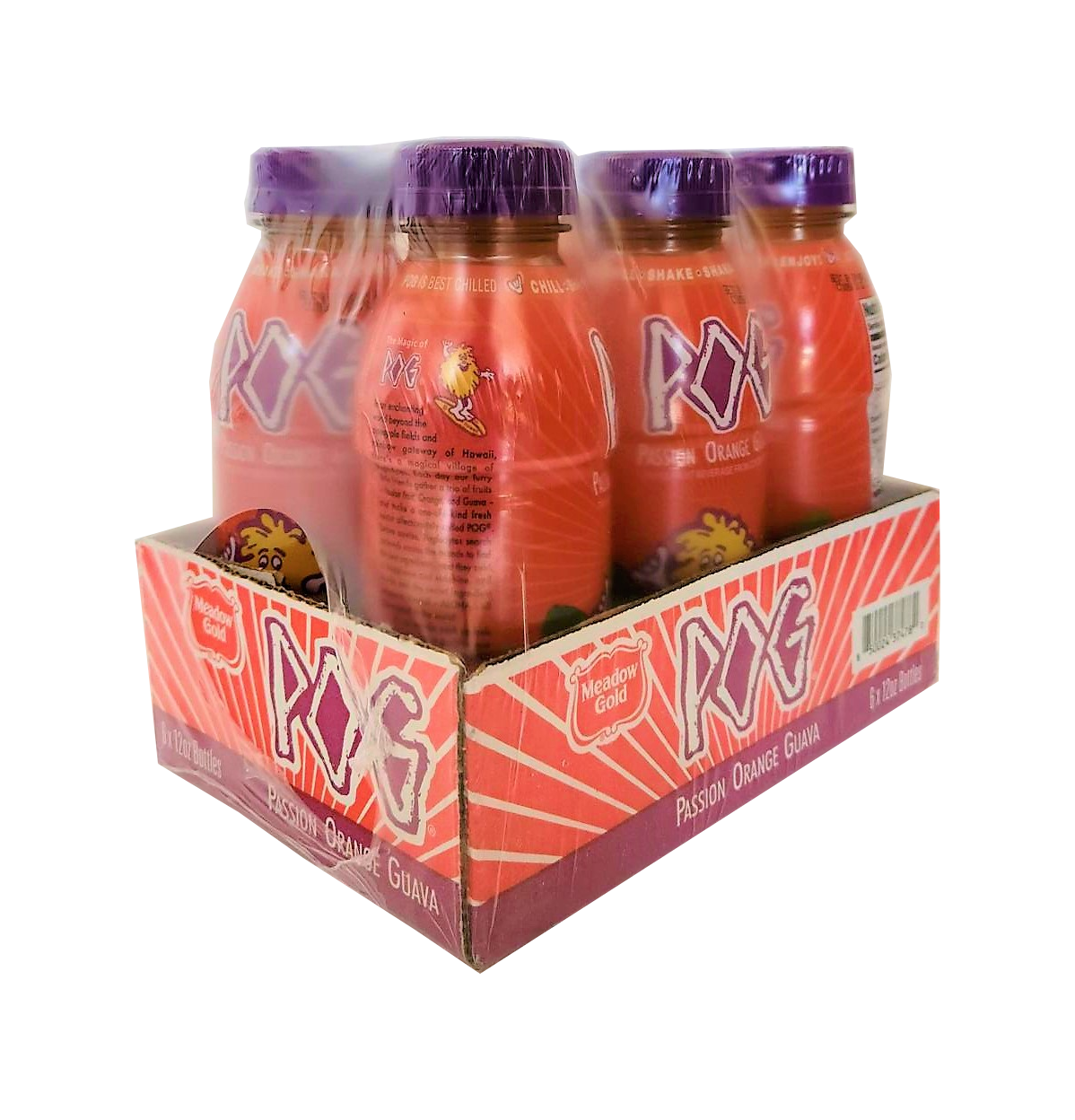 Meadow Gold POG (Passion, Orange, Guava) Drink 6-Pack 12oz.– Hawaii ...
