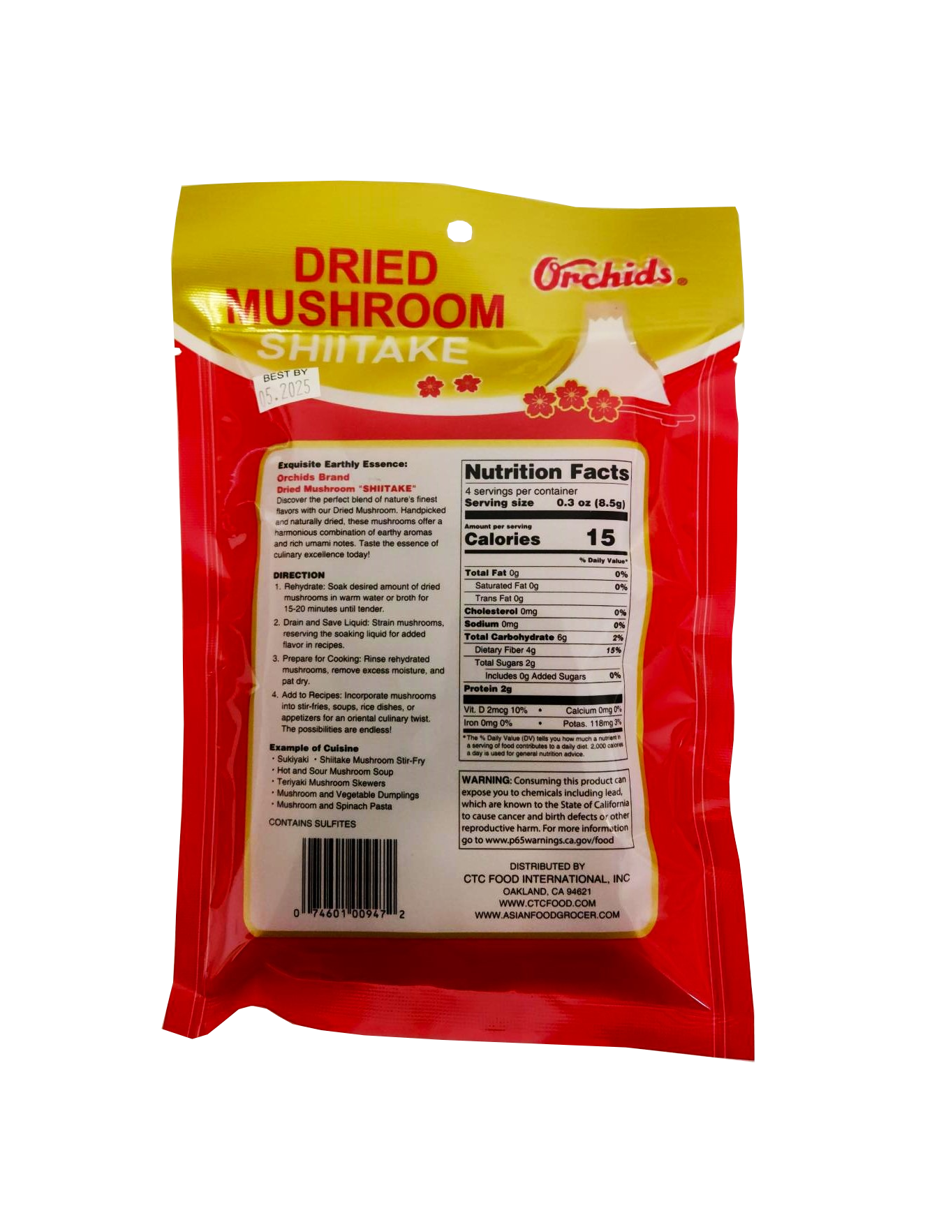 Orchids Dried Mushroom Shitake 1oz– Hawaii Food To You