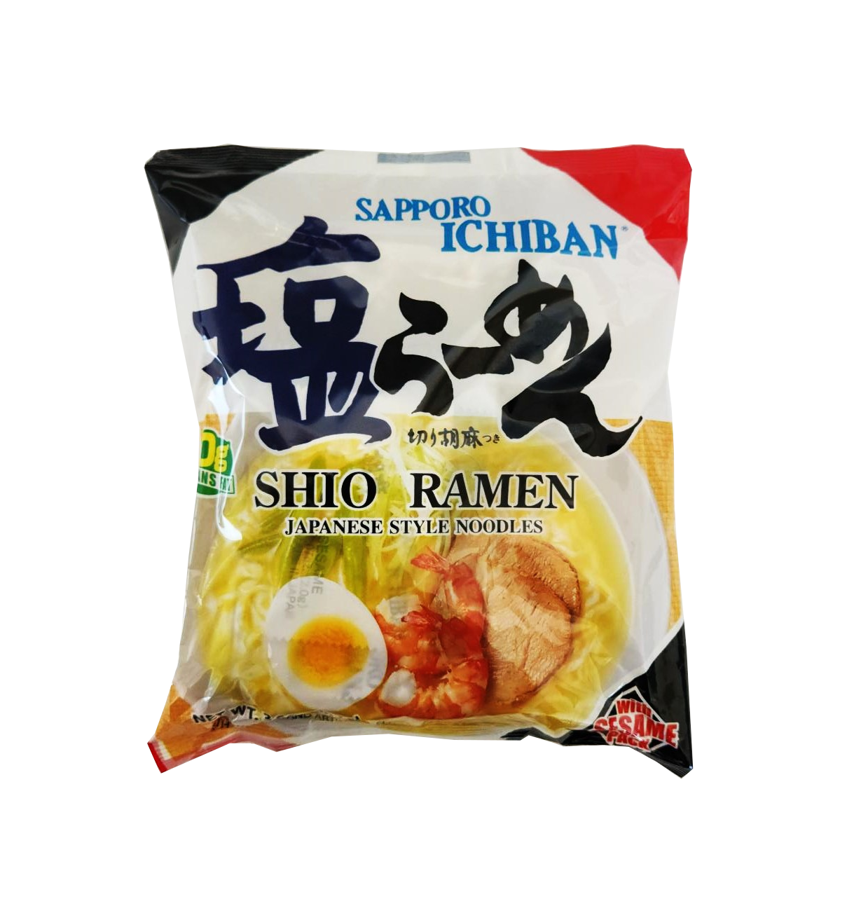 Sapporo Ichiban Shio Ramen Japanese Style Noodles 3.6oz
