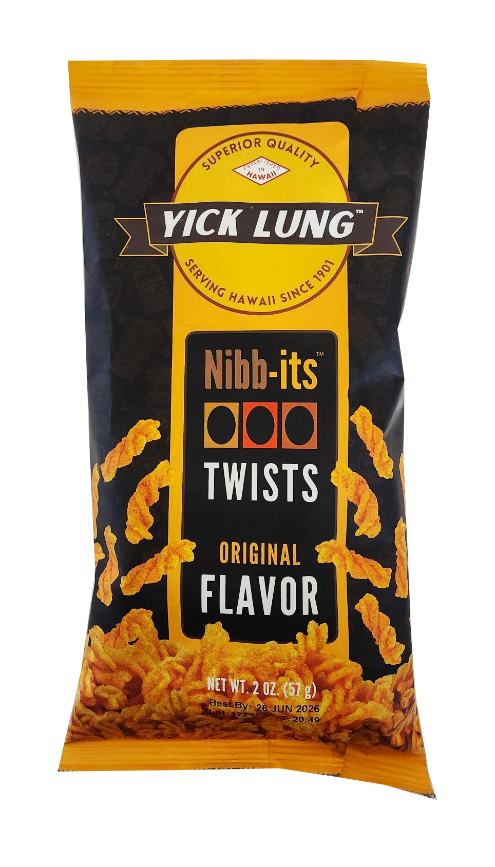 Yick Lung Nibb-Its Twists Original Flavor 2oz.– Hawaii Food To You