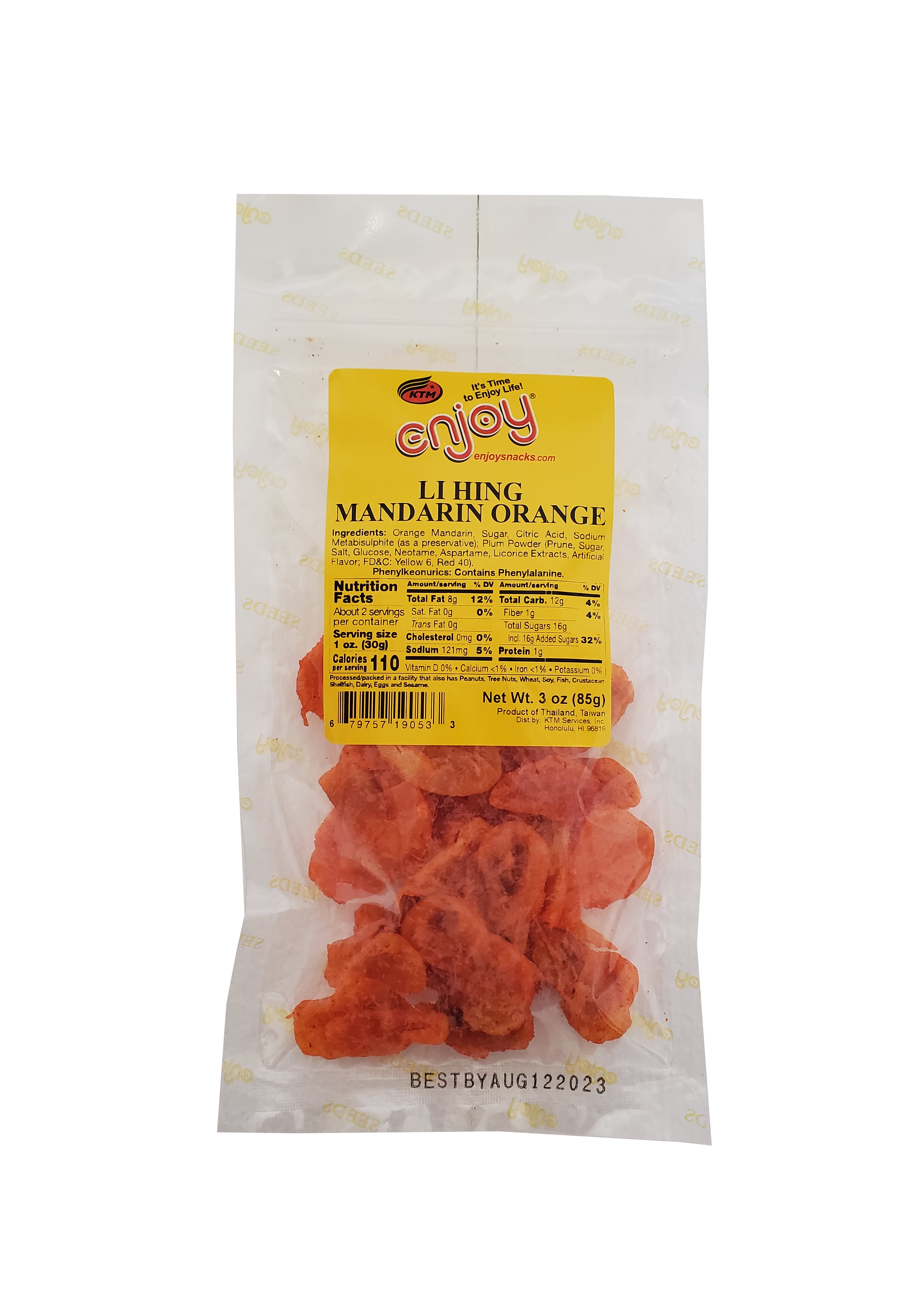 Enjoy Li Hing Mandarin Orange 3oz.– Hawaii Food To You