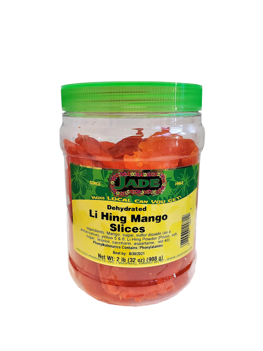 Jade Dehydrated Li Hing Mango Slices | Li Hing Candy– Hawaii Food To You