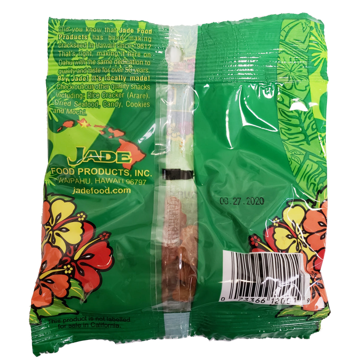 Jade Li Hing Sour Apple 2.25 oz | Hawaii Made– Hawaii Food To You