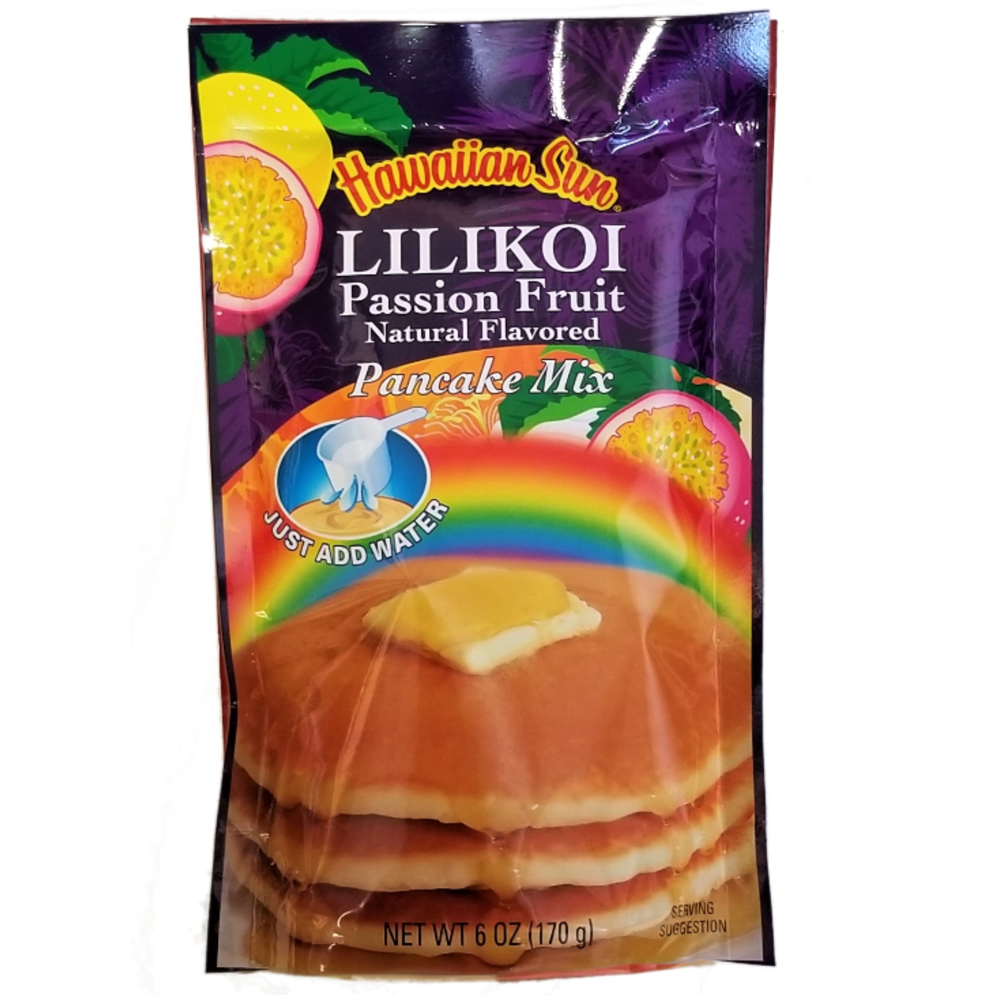 Hawaiian Sun Pancake Mix - Lilikoi Passion Fruit 6oz– Hawaii Food To You
