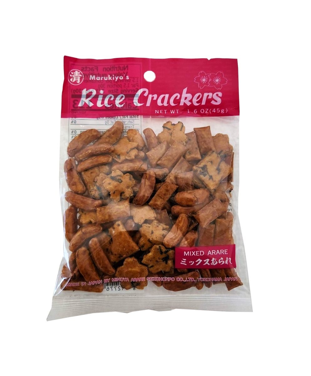 Marukiyo's Rice Crackers Mixed Arare 1.6oz– Hawaii Food To You